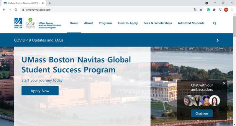 [미국 유학] UMass Boston & Queens College 실시간 채팅 서비스 : 네이버 블로그