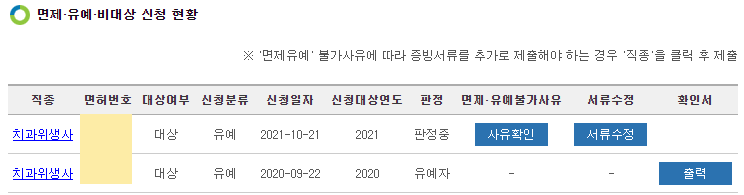 박실장의정보마당 치과위생사 보수교육 면제신고 건강보험자격득실확인서 발급 네이버 블로그