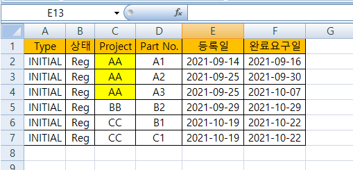 엑셀 (Excel) - 원하는 값 찾기 / 원하는 데이터 찾기 / 한번에 여러값 찾기 /특정값을 제외한 값 찾기 (조건부서식 ...