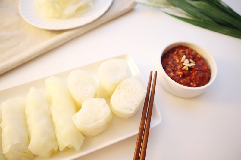 양배추쌈말이 데치기손질세척 견과류쌈장 맛있게 만드는법 양배추요리 네이버 블로그