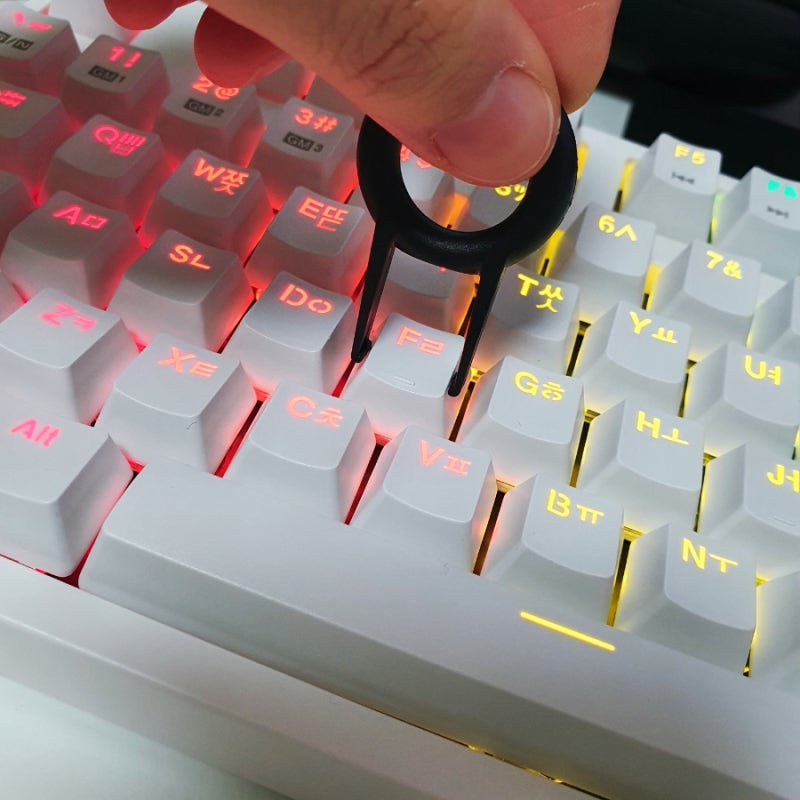 ABKO HACKER K660 앱코 키보드 레인보우 LED 카일광축 화이트 : 네이버 블로그