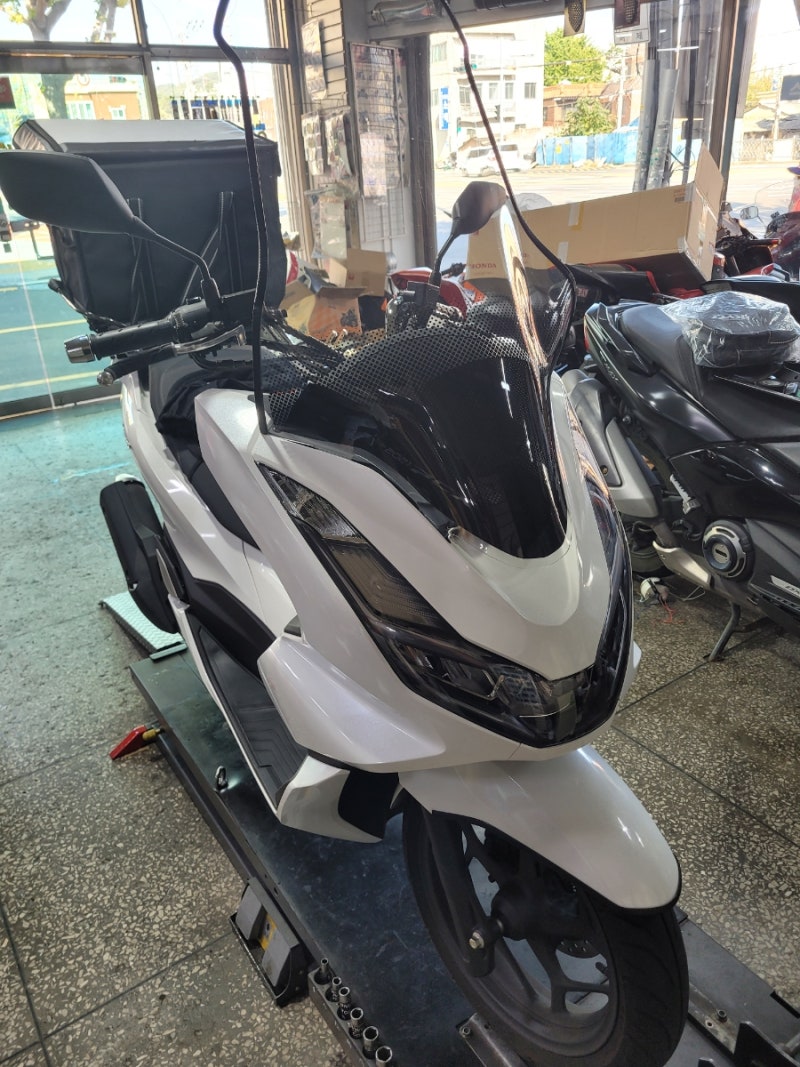 혼다 21년식 Pcx 125 키지마 Gh08 열선그립 장착 바이크전용 5단 조절 열선그립 부산대왕모터스 네이버 블로그