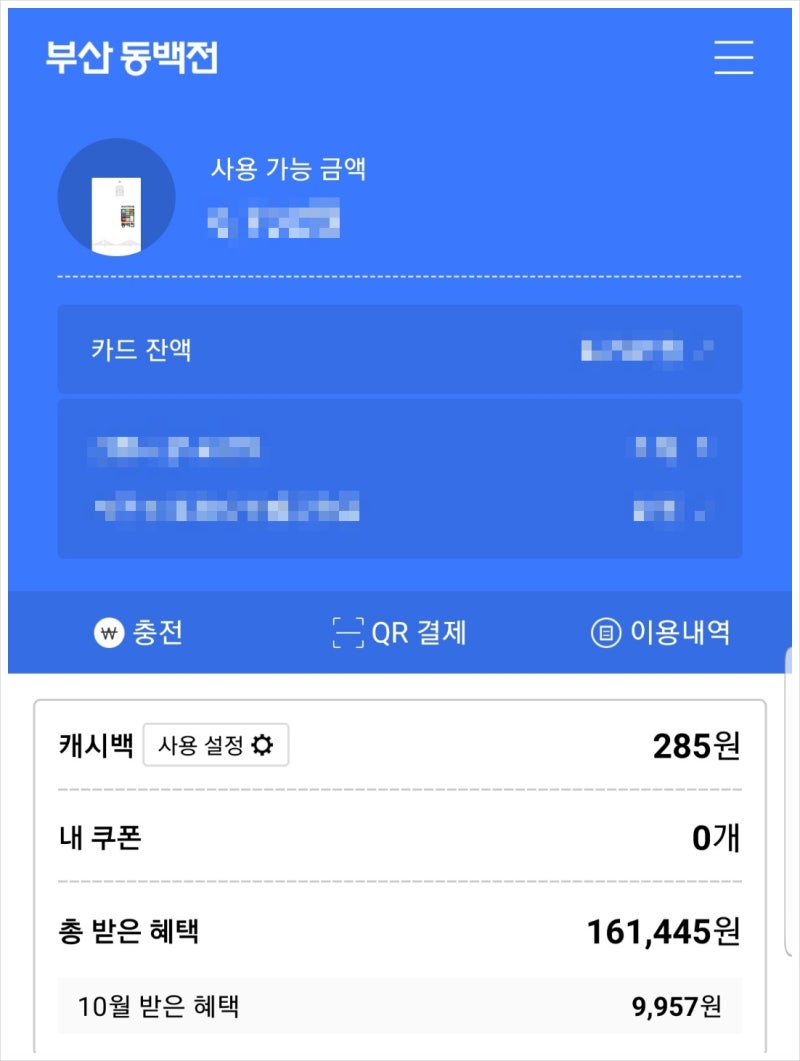 부산 지역화폐 동백전 카드 사용처 한도 캐시백 소득공제 혜택 총정리 네이버 블로그