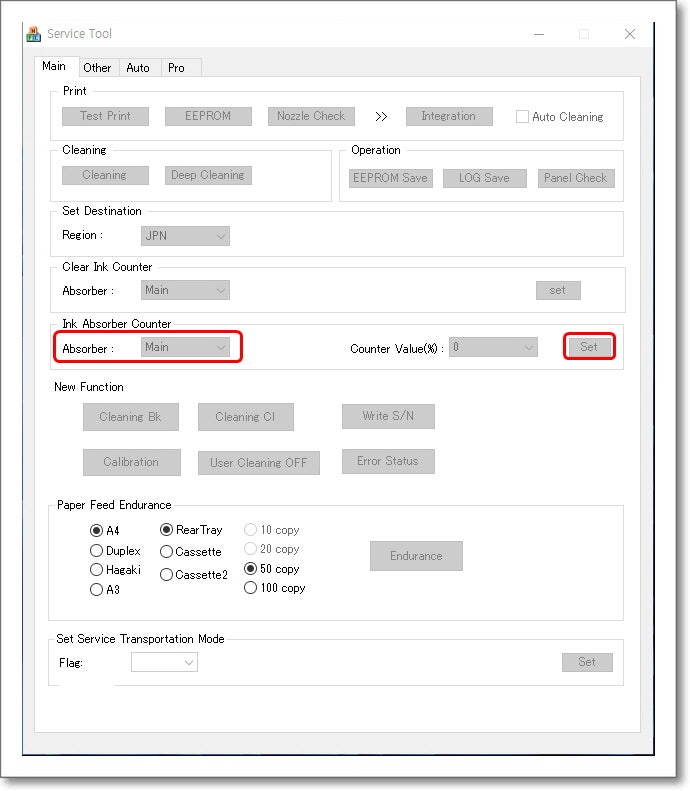 [프린터 관리 팁] Canon Service Tool로 Canon 잉크 패드 초기화하기 : 네이버 블로그