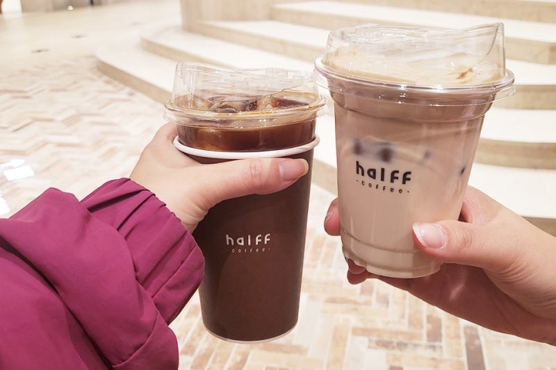 대전 신세계백화점 하프커피 ( halff coffee ) 옥상에서 즐겨 : 네이버 블로그