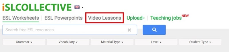 사이트 공유: 유튜브 영상으로 팝업 퀴즈 만들기 en.islcollective.com video lessons : 네이버 블로그