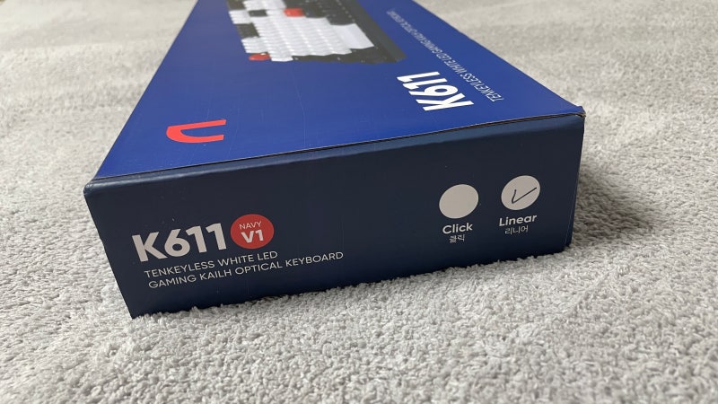 앱코 K611 V1 리니어 텐키리스 카일 광축 기계식 키보드 후기, 타건음까지 : 네이버 블로그