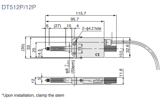 DT512N, DT512P, DT12N, DT12P 디지털 변위센서 : 네이버 블로그