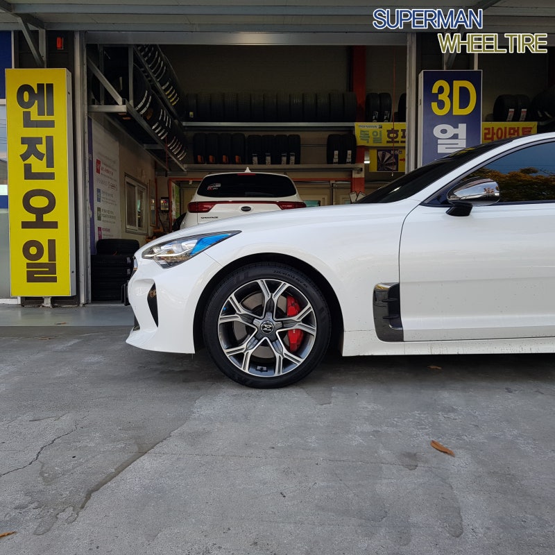 [스팅어 18인치 휠 추천] 스팅어 18인치 교체 후기 ( J5120) : 네이버 블로그