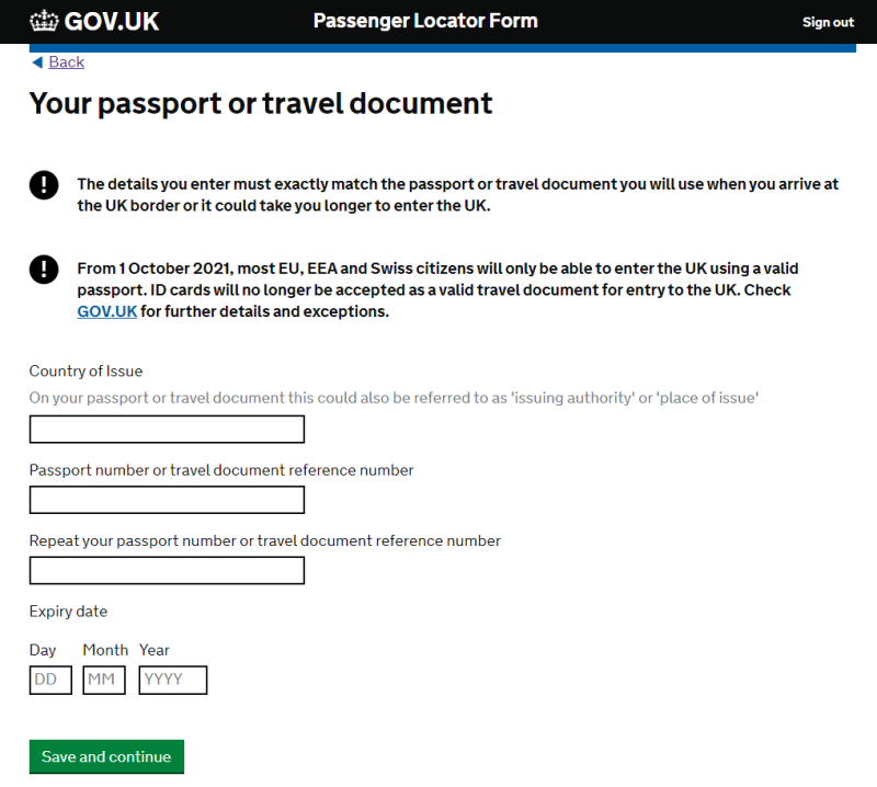 코시국 유럽_영국 가기 전 필요한 것들과 PLF(Passenger Locator Form)작성하기 : 네이버 블로그