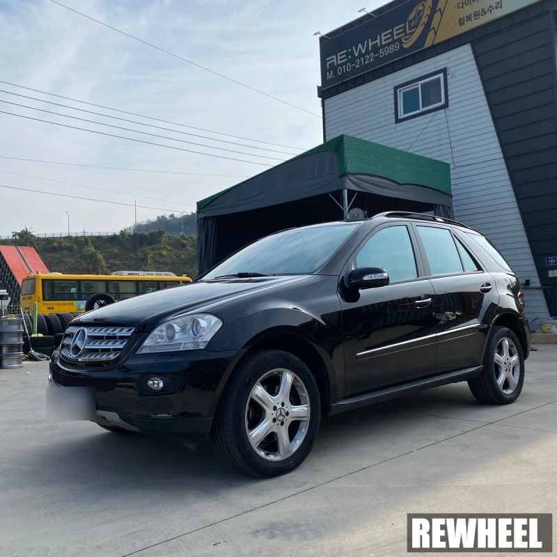 [리휠][마산휠도색] 벤츠 ML350 4MATIC 블랙 유광 휠도색 : 네이버 블로그