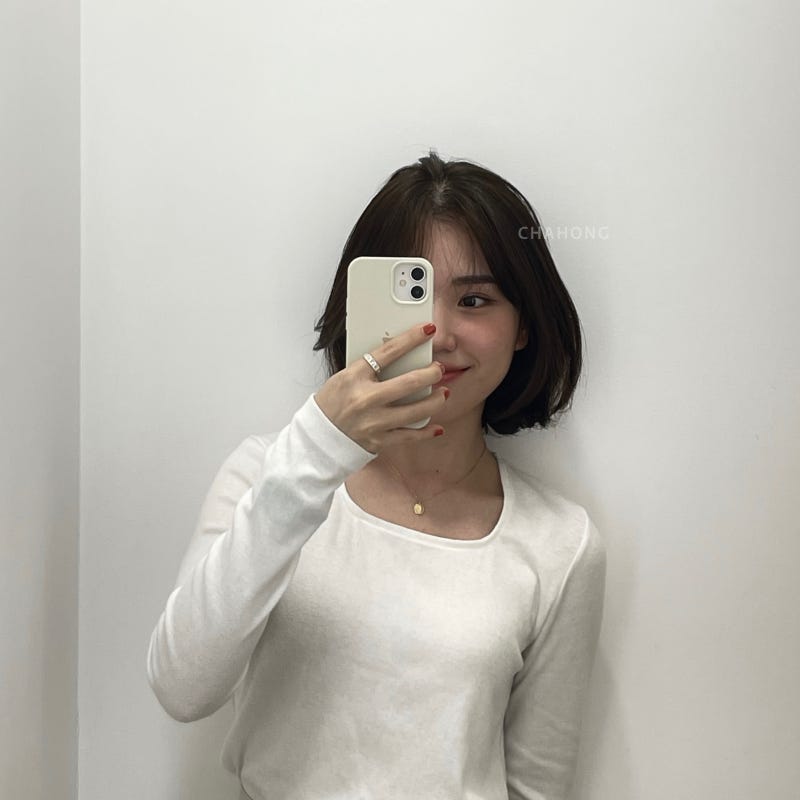 차홍룸 한남점 단발 윈드펌 레이어드컷 펌 네이버 블로그