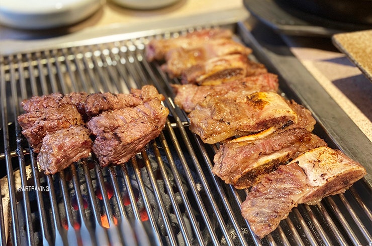 경복궁 고기 한옥에서 맛보는 고기 소고기 연탄구이 통의동 국빈관 네이버 블로그
