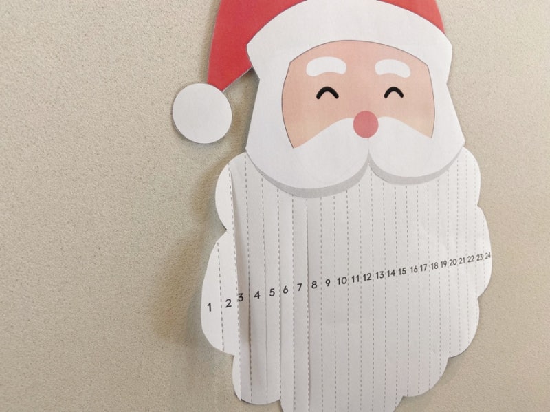 도안 나눔 산타 Advent Calendar 어드벤트 캘린더 도안 ̈ 네이버 블로그