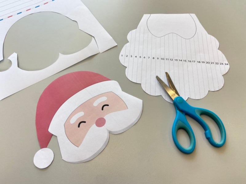 도안 나눔 산타 Advent Calendar 어드벤트 캘린더 도안 ̈ 네이버 블로그