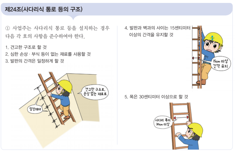 산업안전지도사 기출문제 풀이 18 산업안전보건기준에 관한 규칙 네이버 블로그