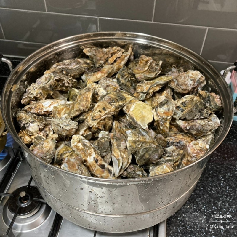 석화제철 초간단 석화찜 소래포구 석화 구입부터 석화손질 석화찌는법 네이버 블로그