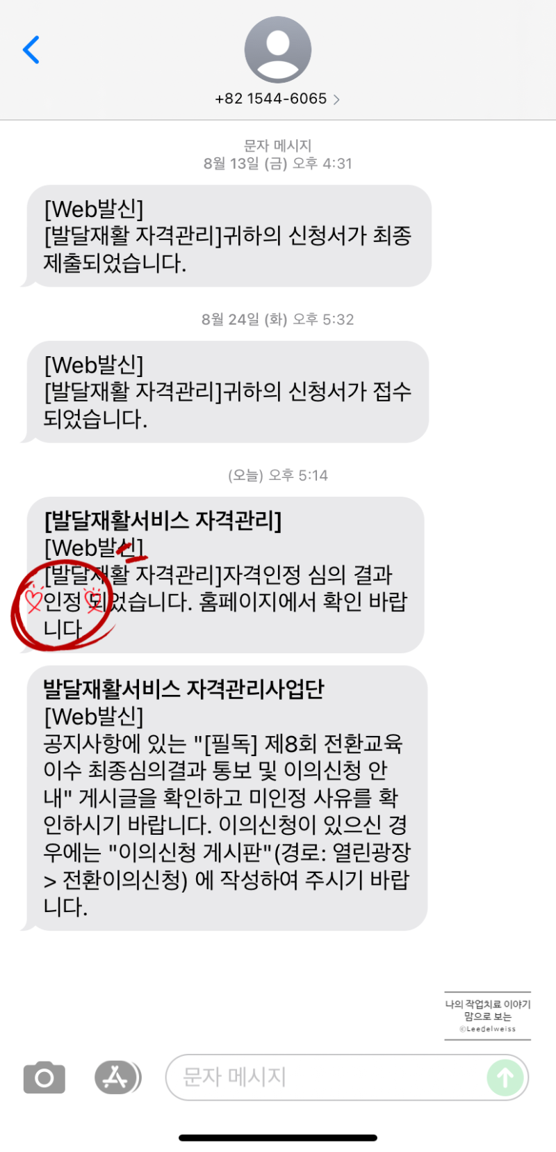 작업치료사 감각 재활 발달재활서비스 제공 인력 자격 인정 확인 네이버 블로그