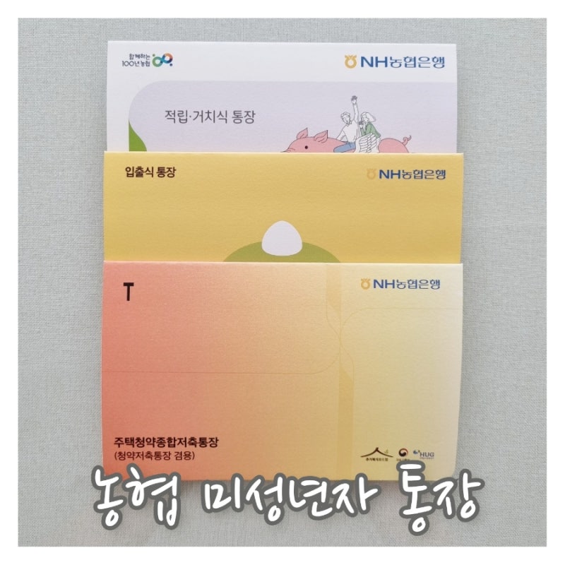 농협 미성년자 아기 통장 개설 준비서류 청약 인터넷뱅킹 포함 네이버 블로그