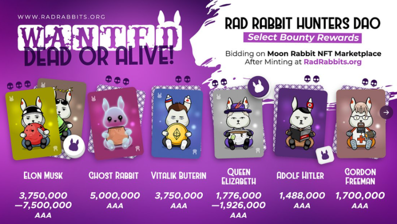 문래빗 코인 (AAA) 생명공학 블록체인 Rad rabbit NFT 세일 프로젝트 소개 : 네이버 블로그