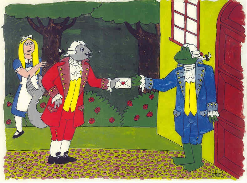 [영어원서읽기] 이상한 나라의 앨리스 #36 - Fish-Footman and Frog-Footman (물고기 하인과 개구리 ...