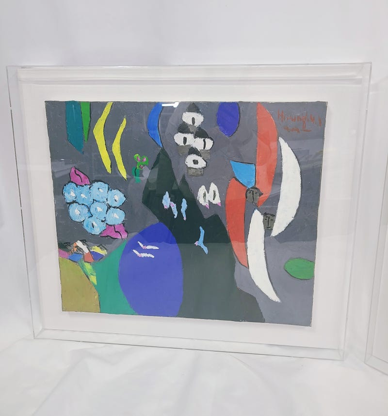통아크릴 박스형 관액자 캔버스 그림 맞춤 액자 제작 네이버 블로그