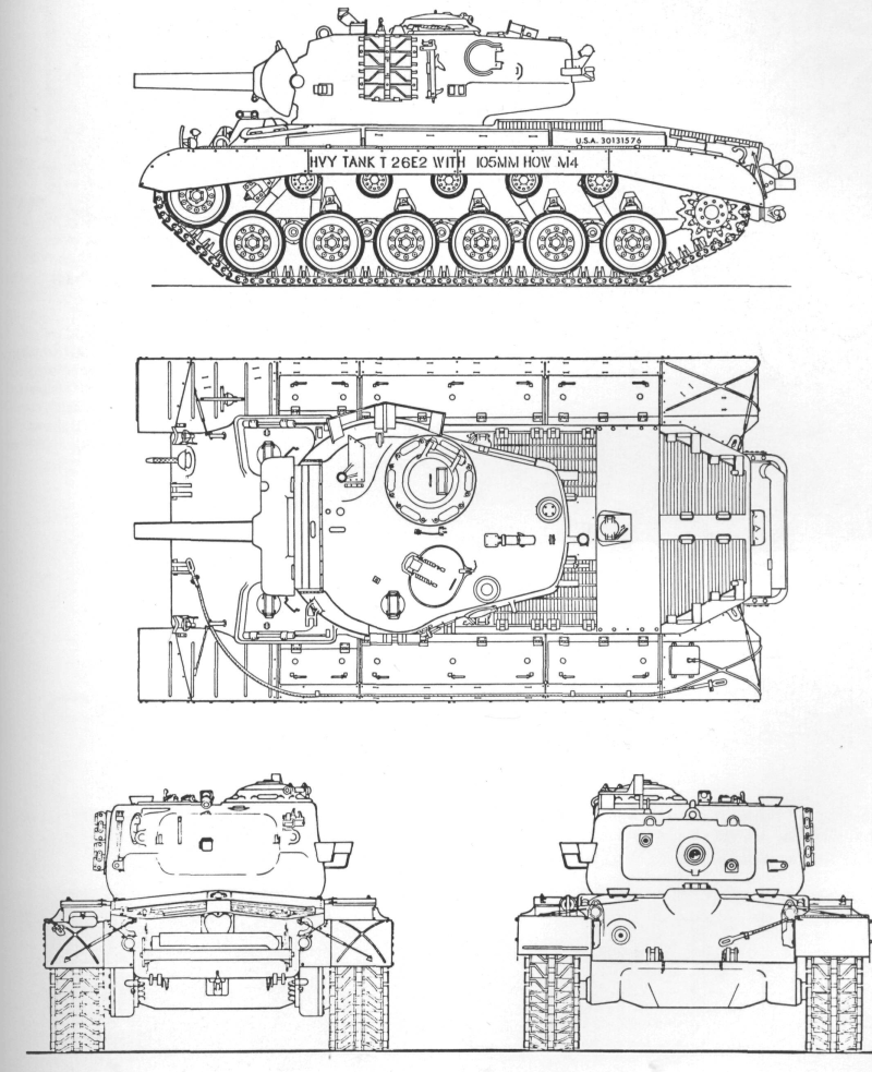 M26 퍼싱 전차 5(M45) : 네이버 블로그