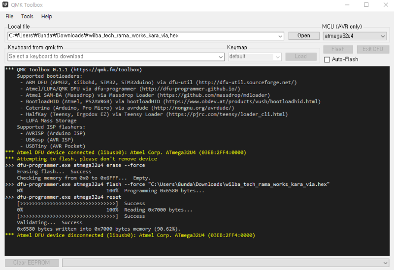 [커스텀 키보드] QMK Toolbox와 VIA Configurator사용법 (feat. KARA) : 네이버 블로그