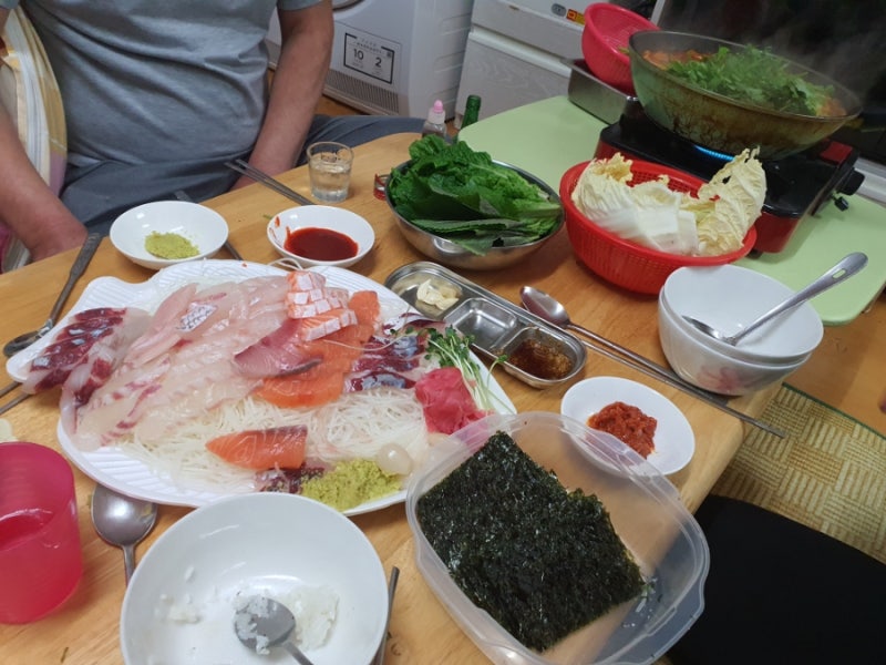 노량진 수산시장 맛집 하루수산 모듬회 네이버 블로그