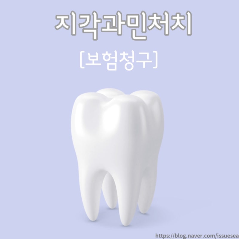 보험청구 지각과민처치 똑부러지게 배워보자 네이버 블로그