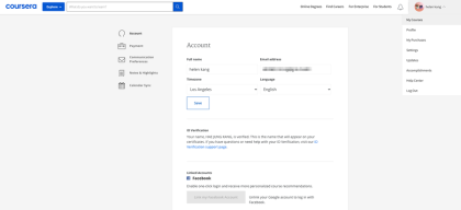 coursera id verification