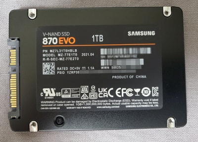 [SSD] Samsung SSD 870 EVO 1TB : 네이버 블로그