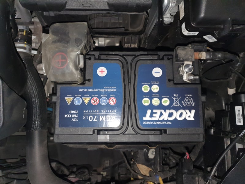 소나타뉴라이즈 배터리 교체 AGM70 상도동 출장밧데리 : 네이버 블로그