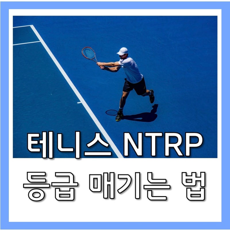 테니스 NTRP란 무엇일까? 내 NTRP 등급 알아보기 : 네이버 블로그