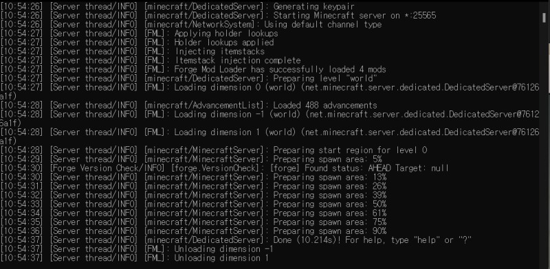 마인크래프트 포지(forge mod loader)로 서버 열기! : 네이버 블로그