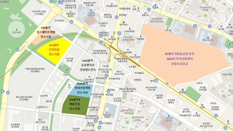 마곡 D13 지식산업센터 용지 등 토지 낙찰자 결정 네이버 블로그