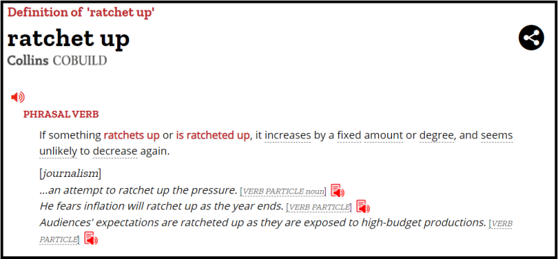 영어저금통 ::: 15. ratchet up 뜻 : 네이버 블로그