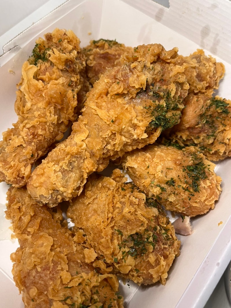 처음 먹어본 Bbq 황금올리브치킨 배달 주문 후기 비비큐 황올 닭다리 크기 네이버 블로그