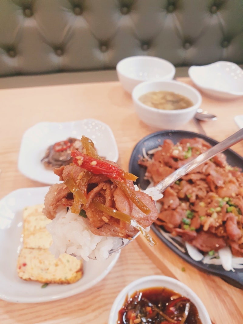 진해 백반 한식 수송동 다온 불고기 백반 깔끔한 한상차림 먹고 또 먹고 네이버 블로그