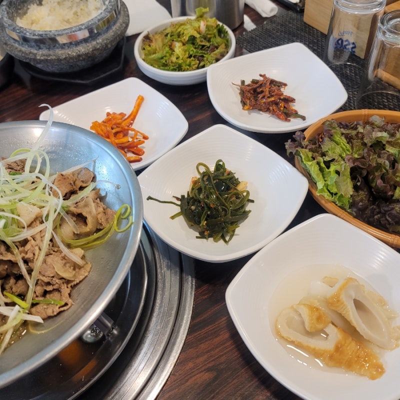 포항 점심특선 맛집 가성비 좋은 양덕 축산랜드 돌솥밥 정식 한돈불고기 네이버 블로그