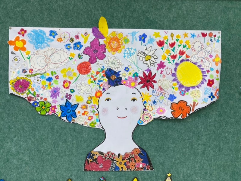 초등학교 1학년 봄 교과서 읽고 에바 알머슨 협동화 완성하기 네이버 블로그