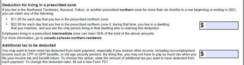 [세금 이야기] 캐나다에서 일할 때 세금 신고서 TD1, TD1BC 작성법 : 네이버 블로그