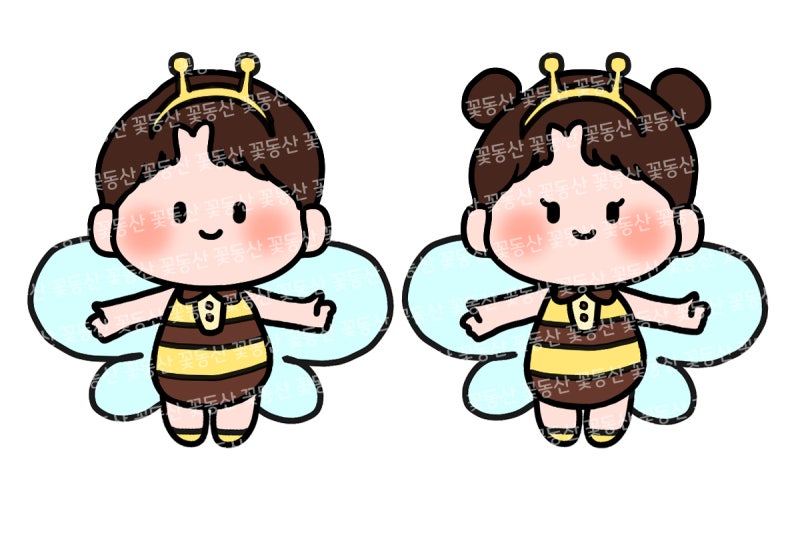 봄 환경구성 꿀벌 얼굴합성도안 네이버 블로그