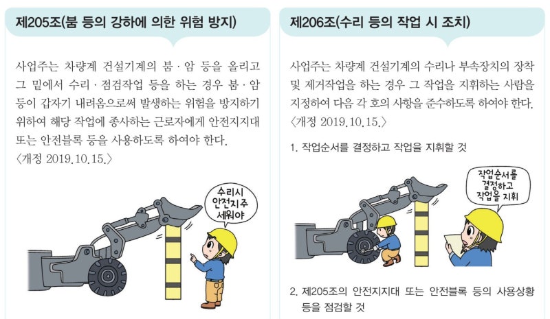 차량계 건설기계의 종류와 안전조치 산업안전보건기준에 관한 규칙 네이버 블로그