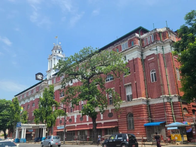 미얀마 양곤 가볼만한 박물관ㆍ역사ㆍ종교ㆍ명소17 Custom House 세관 식민지시대 건축물 : 네이버 블로그