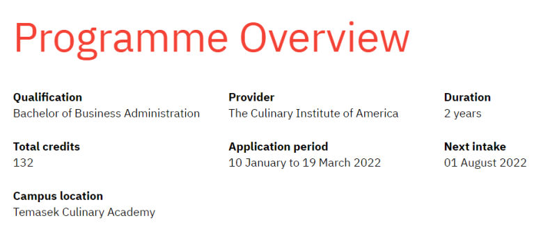 [싱가포르 SIT] SIT 학과 소개_ The Culinary Institute of America : 네이버 블로그