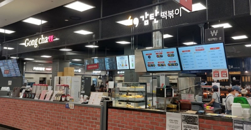 간석 홈플러스 푸드코트 식당 메뉴 가격 부평열우물숲 벚꽃 네이버 블로그