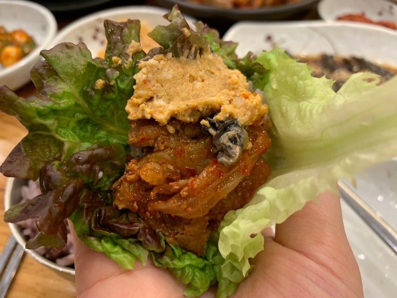 복블리의 맛집 리뷰 배부르게 먹을수 있는 무한리필 한식집 잠실매화쌈밥롯데 잠실점 네이버 블로그
