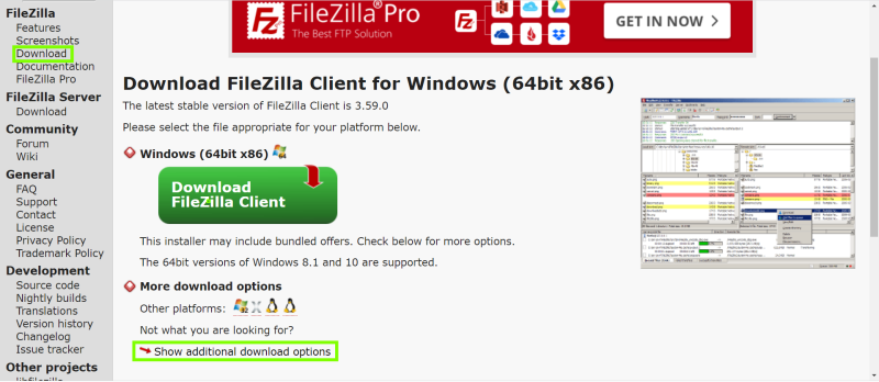 [서버] FileZilla 설치 방법, 기본 세팅, 주의점 : 네이버 블로그