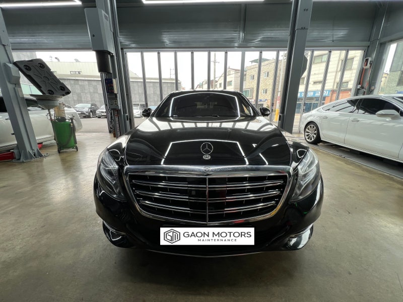 벤츠 S500 마이바흐 냉각수 누수와 엔진오일 누유 수입차 정비를 위해 일산을 가다 네이버 블로그